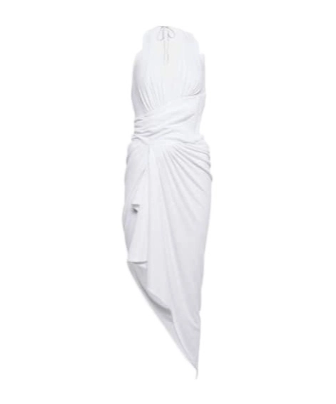 Alexandre Vauthier Asymmetrical Halterneck Midi Dress