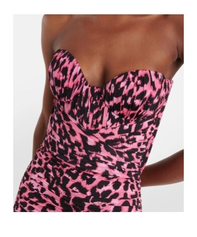 Alex Perry Axton Leopard-print Minidress