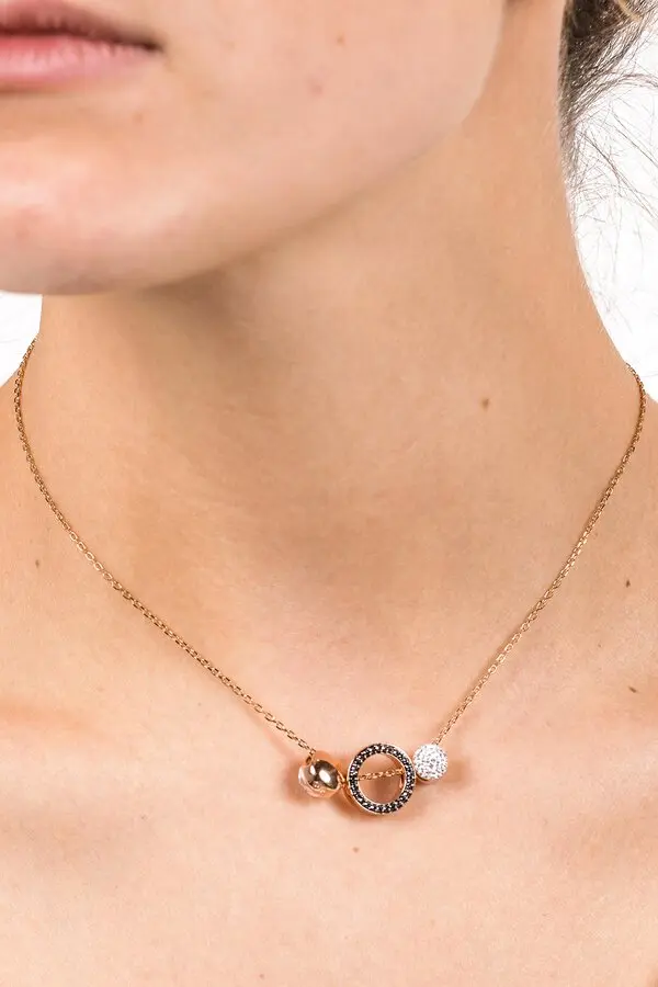 SWAROVSKI Logo Diamond Necklace