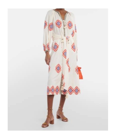 Johanna Ortiz Jacquard Midi Dress