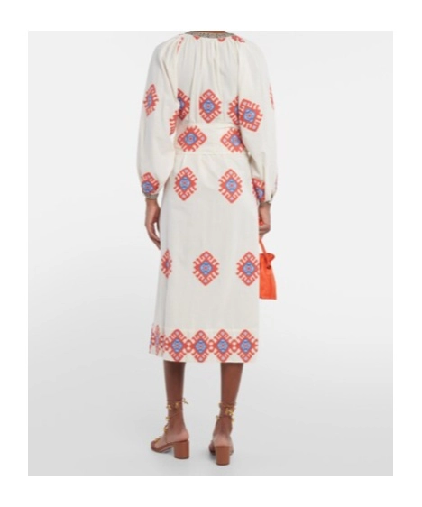 Johanna Ortiz Jacquard Midi Dress