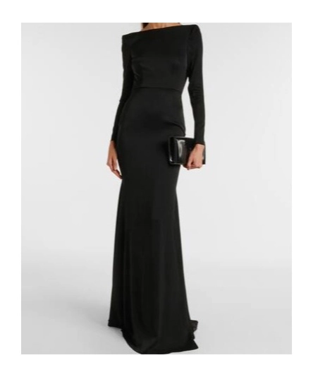 Alex Perry Satin Crêpe Corset Gown