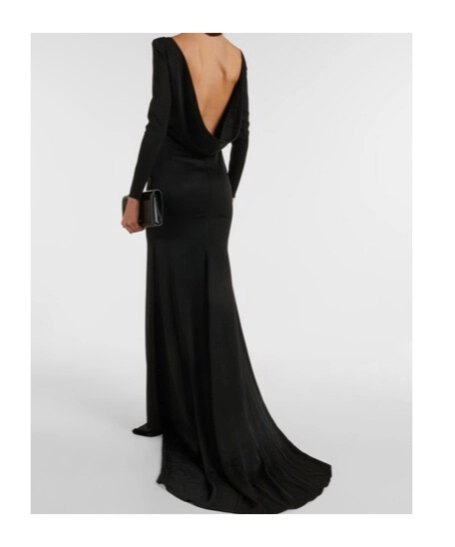 Alex Perry Satin Crêpe Corset Gown