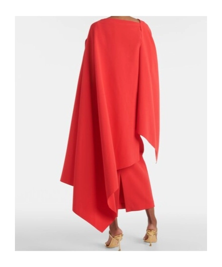 ROKSANDA Demetria Caped Midi Dress