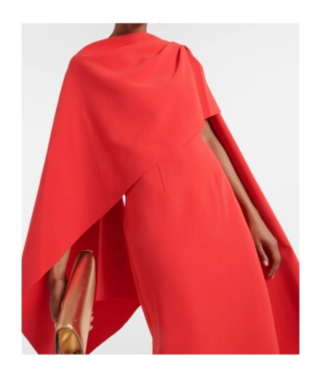 ROKSANDA Demetria Caped Midi Dress