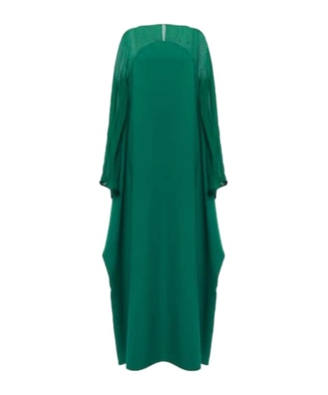 SAFIYAA LONDON Silk-trimmed Kaftan