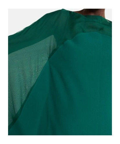 SAFIYAA LONDON Silk-trimmed Kaftan