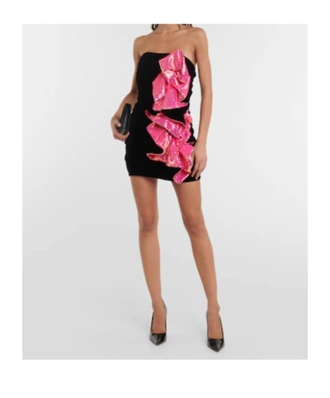 Alexandre Vauthier Strapless Embellished Minidress