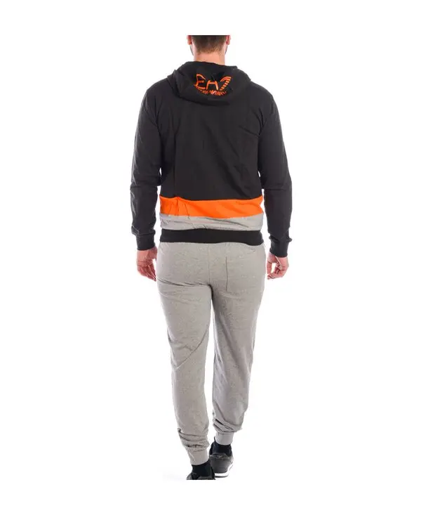 EA7 Zipper Sweater And Trousers Set