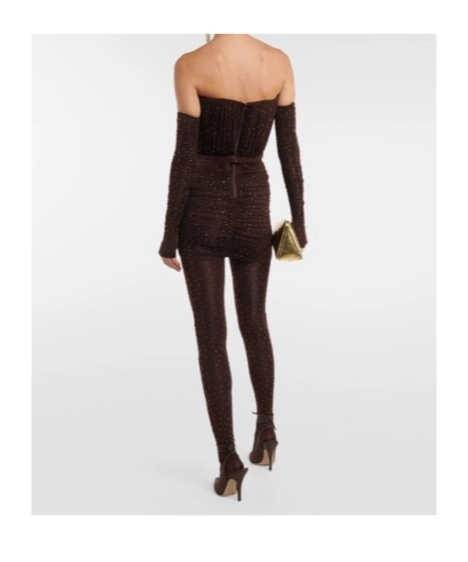 Alex Perry Koda Embellished Jersey Minidress