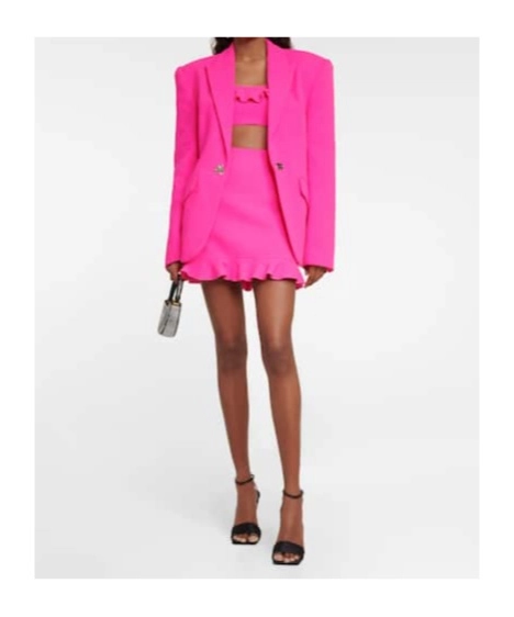 David Koma Embellished Virgin Wool Blazer