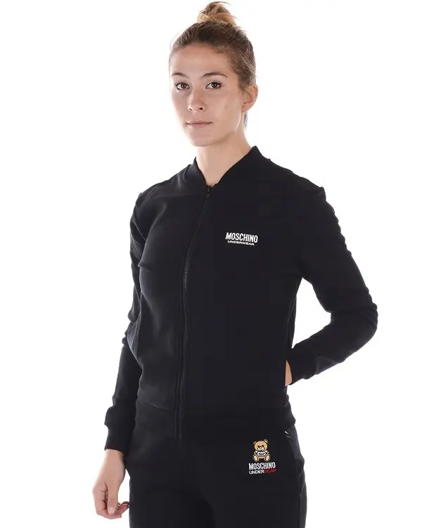 Moschino Logo Zipper Casual Jacket