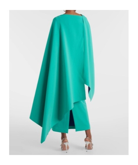 ROKSANDA Demetria Caped Crêpe Gown