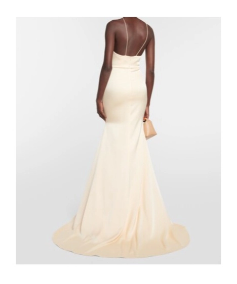 Alex Perry Drake Halterneck Cutout Satin Gown