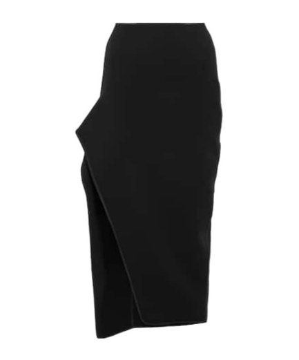 Maticevski Narrate Side-slit Crêpe Pencil Skirt
