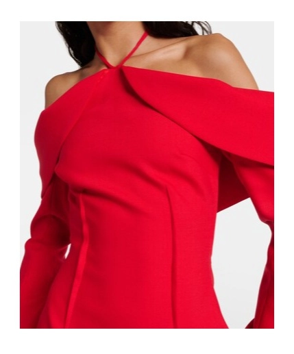 David Koma Wool-blend Minidress