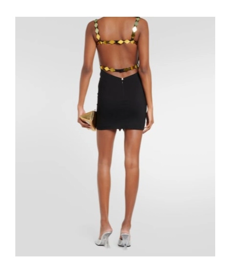 Attico Rue Embellished Minidress