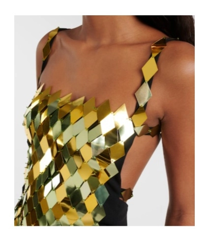 Attico Rue Embellished Minidress