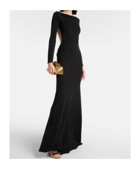 Alex Perry Open-back Jersey Gown