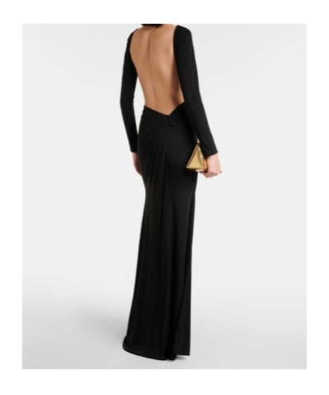 Alex Perry Open-back Jersey Gown