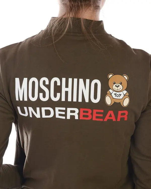 Moschino Logo Zipper Casual Jacket