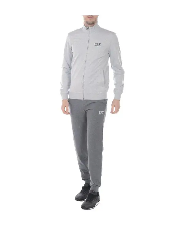 EA7 Zipper Sweater And Trousers - Gray