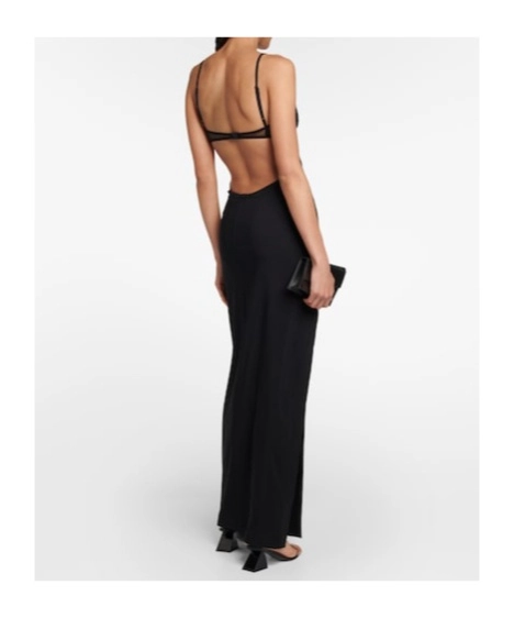NENSI DOJAKA Embellished Maxi Dress With Cutout Bodice