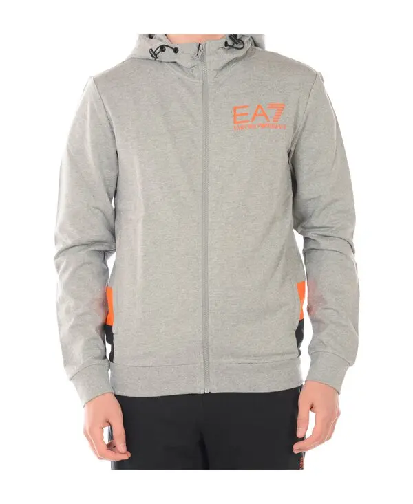 EA7 Zippered Hoodie And Jogger Set