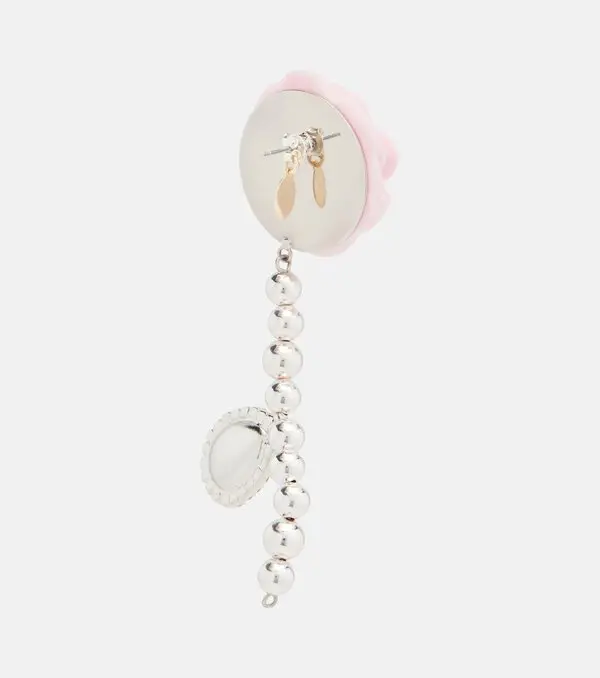 Magda Butrym Embellished Rose Drop Earrings