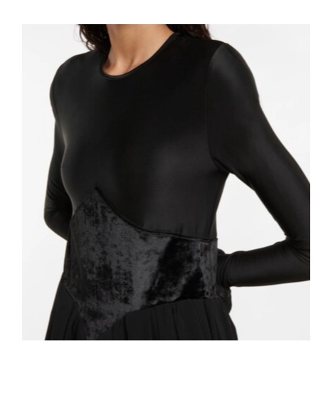 Rabanne Pleated Flared Minidress