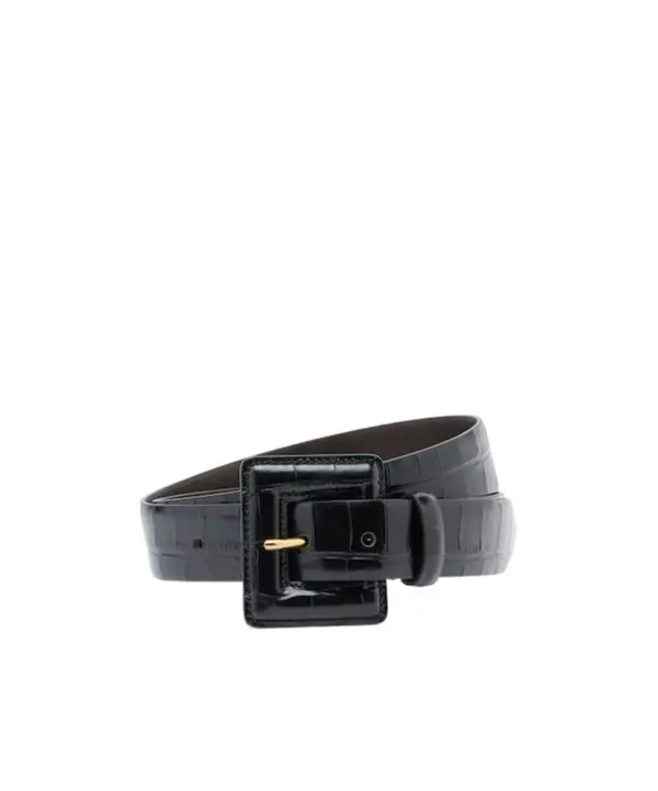 Nour Hammour Soma Buckle Belt - Black