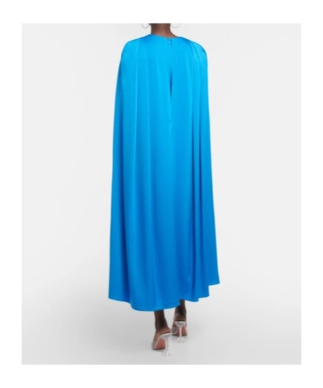Alex Perry Beckett Satin Crepe Midi Dress