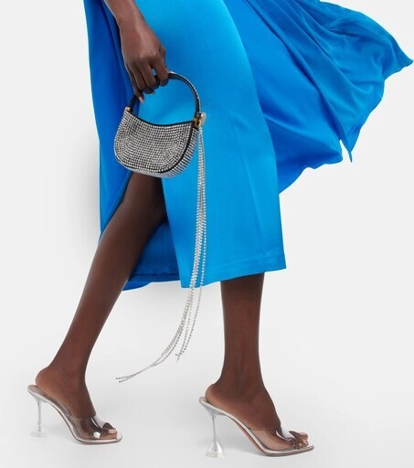Alex Perry Beckett Satin Crepe Midi Dress