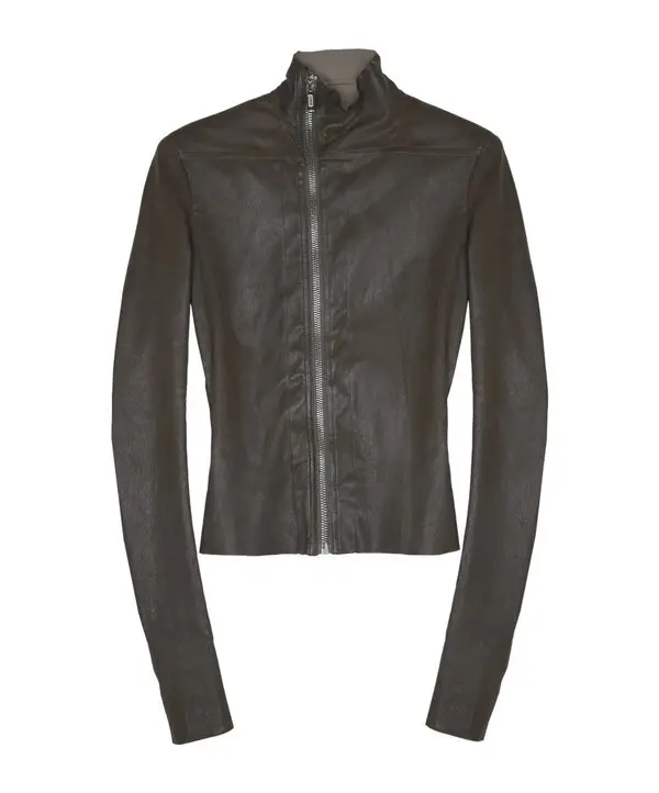 Rick Owens High-neck Long-sleeved Casual Jacket - Black