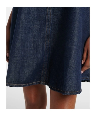 FRAME Skipper Denim Minidress - Black