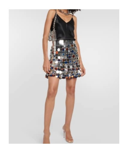Rabanne Embellished Miniskirt