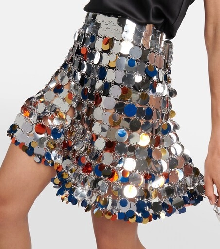 Rabanne Embellished Miniskirt