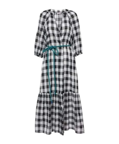ERES Chess Printed Cotton Midi Dress