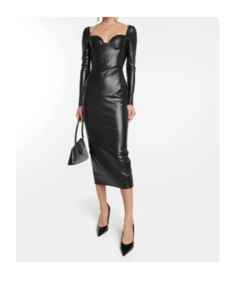Alex Perry Blade Sweetheart Midi Dress