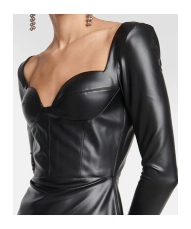 Alex Perry Blade Sweetheart Midi Dress