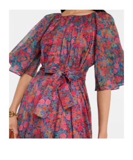 ERES Daisy Floral Cotton Midi Dress