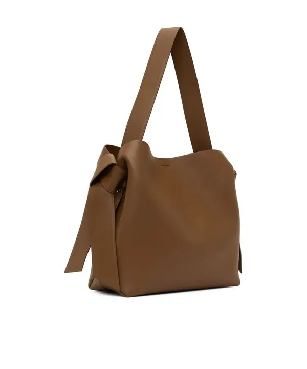 Acne Studios Logo Detailed Midi Shoulder Bag