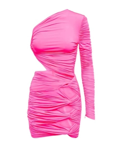 Alex Perry Keats One-shoulder Minidress