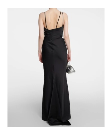 Attico Melva Asymmetric Maxi Dress