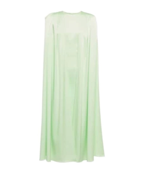 Alex Perry Beckett Satin Crepe Midi Dress - White