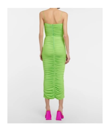 Alex Perry Everett Ruched Maxi Dress