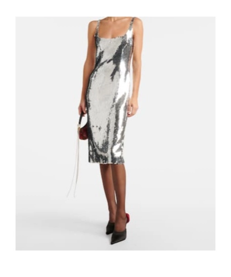 Magda Butrym Sequined Midi Dress