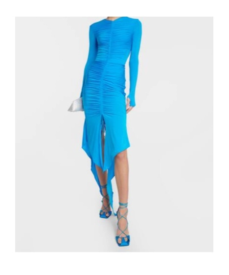 Alex Perry Marston Satin Midi Dress