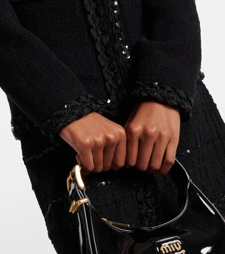 Giambattista Valli Sequined Wool-blend Jacket