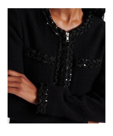 Giambattista Valli Sequined Wool-blend Jacket